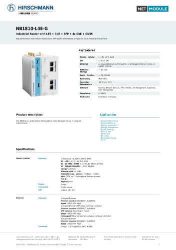 NB1810-LpWac4Ep-G - net module - PDF Catalogs | Technical Documentation ...