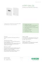 HTRT10A(-D) - Regin - PDF Catalogs | Technical Documentation | Brochure