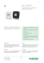 Pt1000 temperature sensor - TG-UH3/PT1000 - Regin - with housing / wall ...