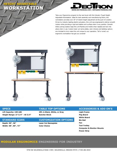 Todos os catálogos e folhetos técnicos DecTron