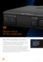 MXM600 TETRA mobile radio - Motorola Solutions - PDF Catalogs ...