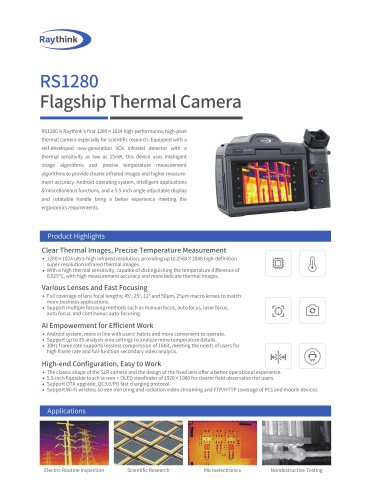 All Raythink Technology Co., Ltd. catalogs and technical brochures