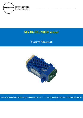 DT-2025 flue gas analyzer - Ningxia Maiya Sensor Technology - PDF ...