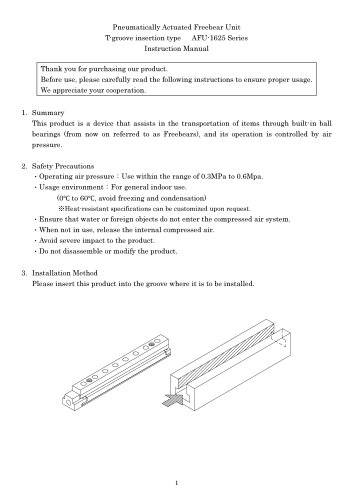 All FREEBEAR CORPORATION catalogs and technical brochures