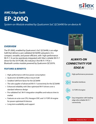 All Silex technology, Inc. catalogs and technical brochures