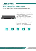Managed ethernet switch - MISCOM7028-4GC-4F - Maisvch - 28 ports ...