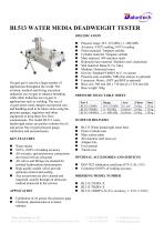Gas deadweight tester - BL513 - Balun Technology Co., Ltd