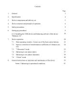 PORTABLE BALANCER “BALANSET-1A” - VIBROMERA - PDF Catalogs | Technical Documentation | Brochure