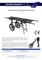 Stretcher Wheel Cart/Wheeled Litter Carrier - EMERGENCY SOLUTIONS SRL ...