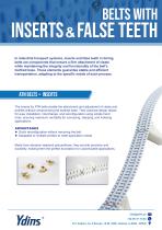 belts with inserts & false teeth - Ydins - PDF Catalogs | Technical ...
