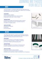 jOINING methods FOR BELTS - Ydins - PDF Catalogs | Technical ...
