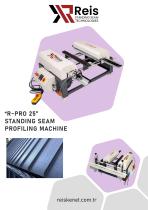 Standing seam roll forming machine - R-Pro 25 - Reis Standing Seam ...