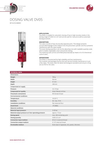 All Dosier- und Prüftechnik GmbH catalogs and technical brochures