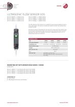 Ultrasonic flow sensor - UDS - Dosier- und Prüftechnik GmbH - for ...