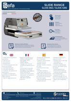 Pneumatic press - SLIDE 865 - SEFA - drawing / double