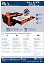 SUBLI RANGE SUBLI 1510+ SUBLIMAXI 2513 (2025) - SEFA - PDF Catalogs ...