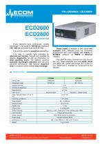 波長検出器 - ECD series - ECOM - UV-Vis / デジタル / 電子式