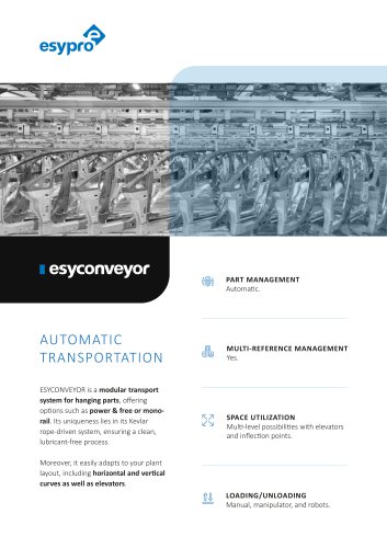 All ESYPRO catalogs and technical brochures