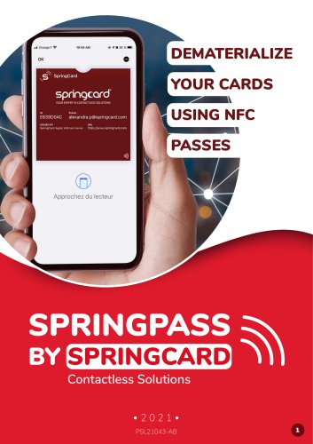 All SPRINGCARD catalogs and technical brochures