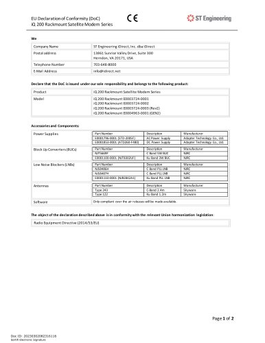 ST Engineering iDirectのすべてのカタログと技術パンフレット