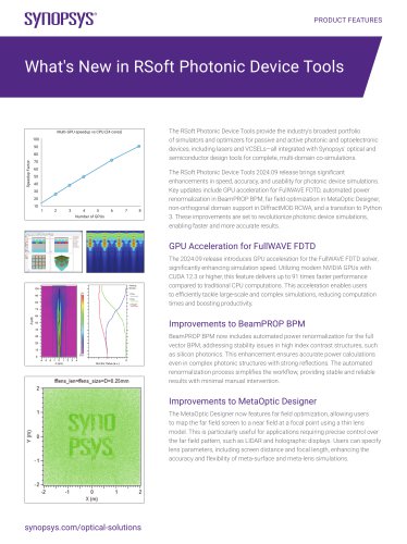 All Synopsys, Inc. catalogs and technical brochures