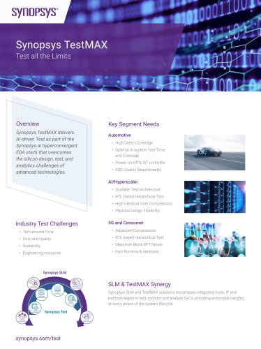 All Synopsys, Inc. catalogs and technical brochures