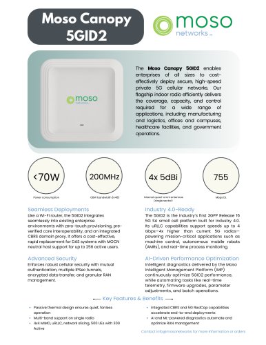 All MosoLabs Inc. catalogs and technical brochures