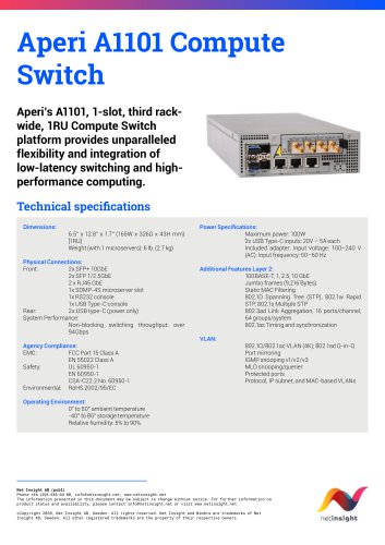 NIMBRA 143 - Net Insight AB - PDF Catalogs | Technical Documentation ...