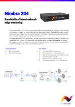 Nimbra 204 - Net Insight AB - PDF Catalogs | Technical Documentation | Brochure