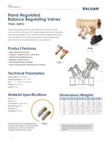 Balance Regulating Valves - Taloar - PDF Catalogs | Technical ...