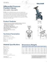 Differential Pressure Control Valves - Taloar - PDF Catalogs ...