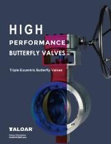 High performance Butterfly Valves - Taloar - PDF Catalogs | Technical Documentation | Brochure