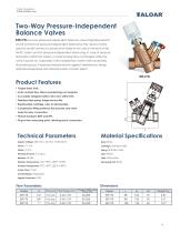 Pressure Independent Control Valves - Taloar - PDF Catalogs | Technical ...