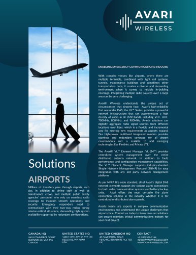 Solutions Overview - Avari Wireless - PDF Catalogs | Technical ...