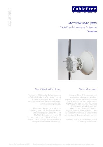 All Wireless Excellence catalogs and technical brochures