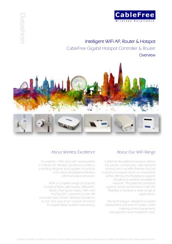 Intelligent WiFi AP, Router & Hotspot - Wireless Excellence - PDF ...