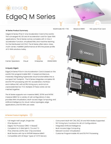 All EdgeQ Inc. catalogs and technical brochures
