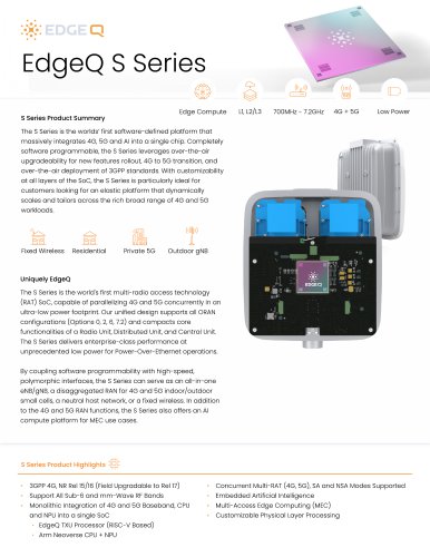 All EdgeQ Inc. catalogs and technical brochures