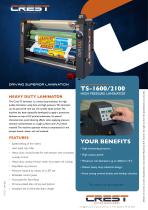 Máquina de laminar industrial - TS 1600 - Crest Dutch Machinery - de ...