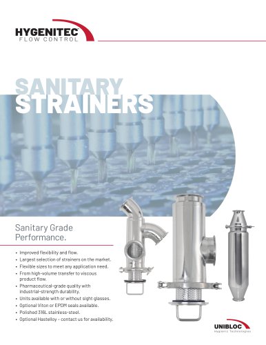 Hygenitec™ Sanitary Process Equipment - Drum Pumps - Unibloc Hygienic Technologies - PDF ...
