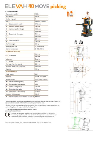 E5 Picking - Elevah - PDF Catalogs | Technical Documentation | Brochure