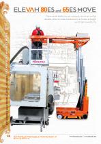 Self-propelled lift platform - 80 ES Move - Elevah - electric / for production lines / for ...
