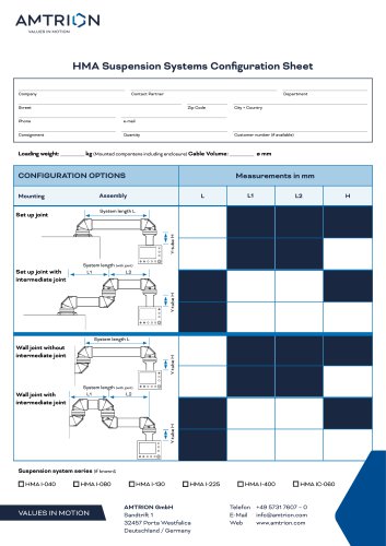 All AMTRION GmbH catalogs and technical brochures