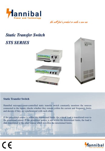 Static Transfer Switch- STS. ATS - Hannibal Power and Technology - PDF ...