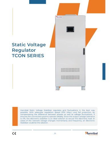 Servo Voltage Regulator- Stabilizer - Hannibal Power and Technology ...