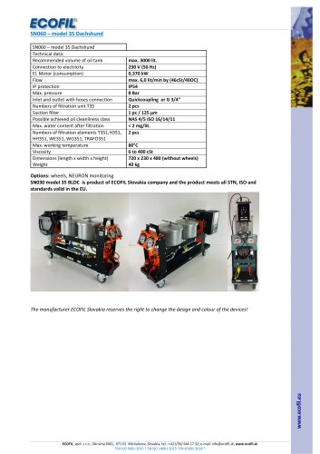 All ECOFIL, spol. s r.o. catalogs and technical brochures