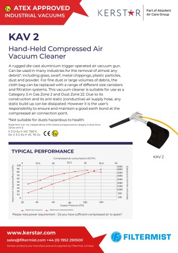 All FILTERMIST LIMITED catalogs and technical brochures
