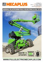 AERIAL PLATFORM FULL ELECTRIC E-SL 17.2 - Mecaplus - PDF Catalogs | Technical Documentation ...