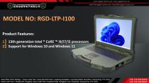 Intel Core i7 laptop computer - RGD-LTP-I100 - Key Technology Rugged ...