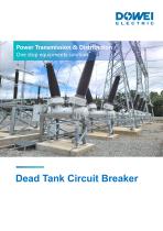 Dead-tank circuit breaker - LW24 - Dowei Electric - spring operated ...